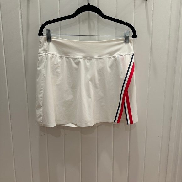 Wilson | Shorts | Wilson White Tennis Skort With Red And Blue Stripes ...